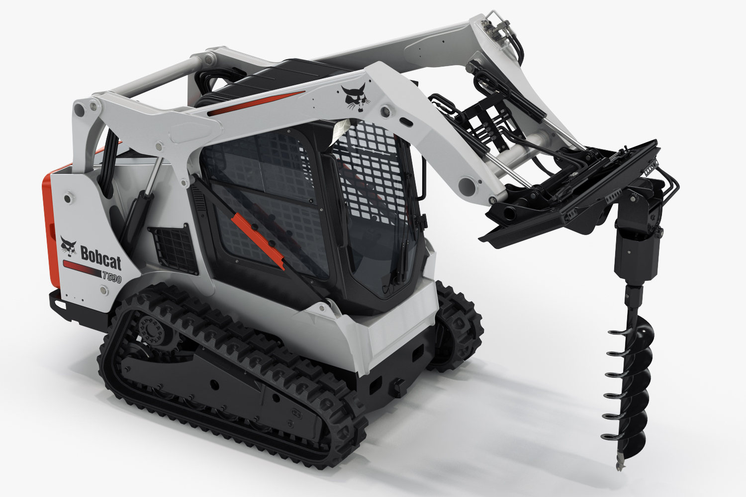 3d bobcat t590 compact track model