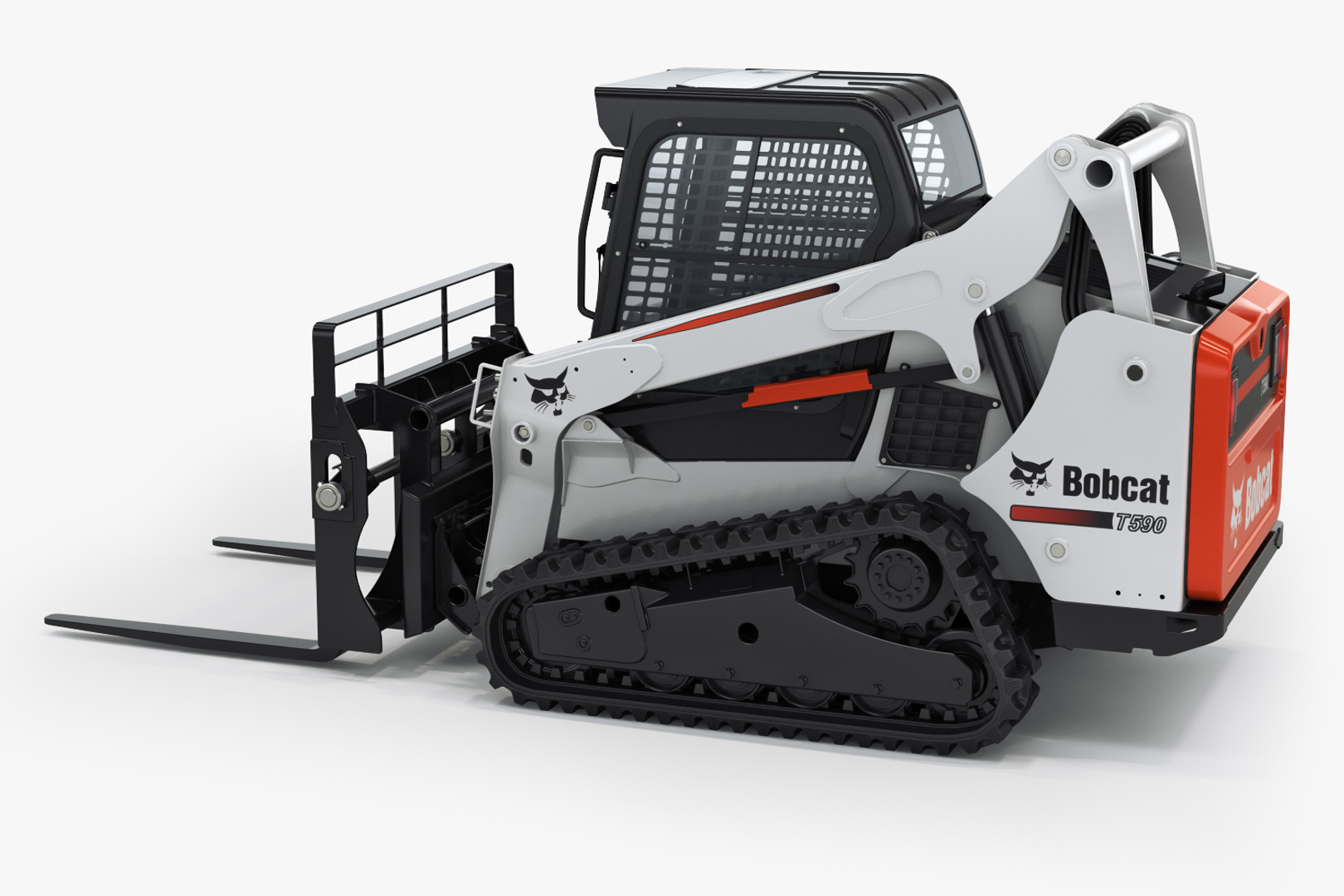 3d bobcat t590 compact track model