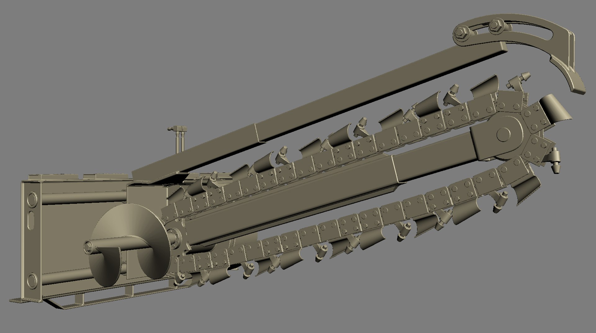 3d bobcat t590 compact track model