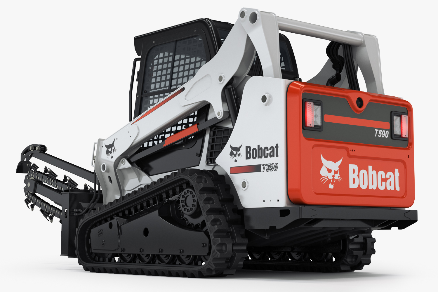 3d bobcat t590 compact track model