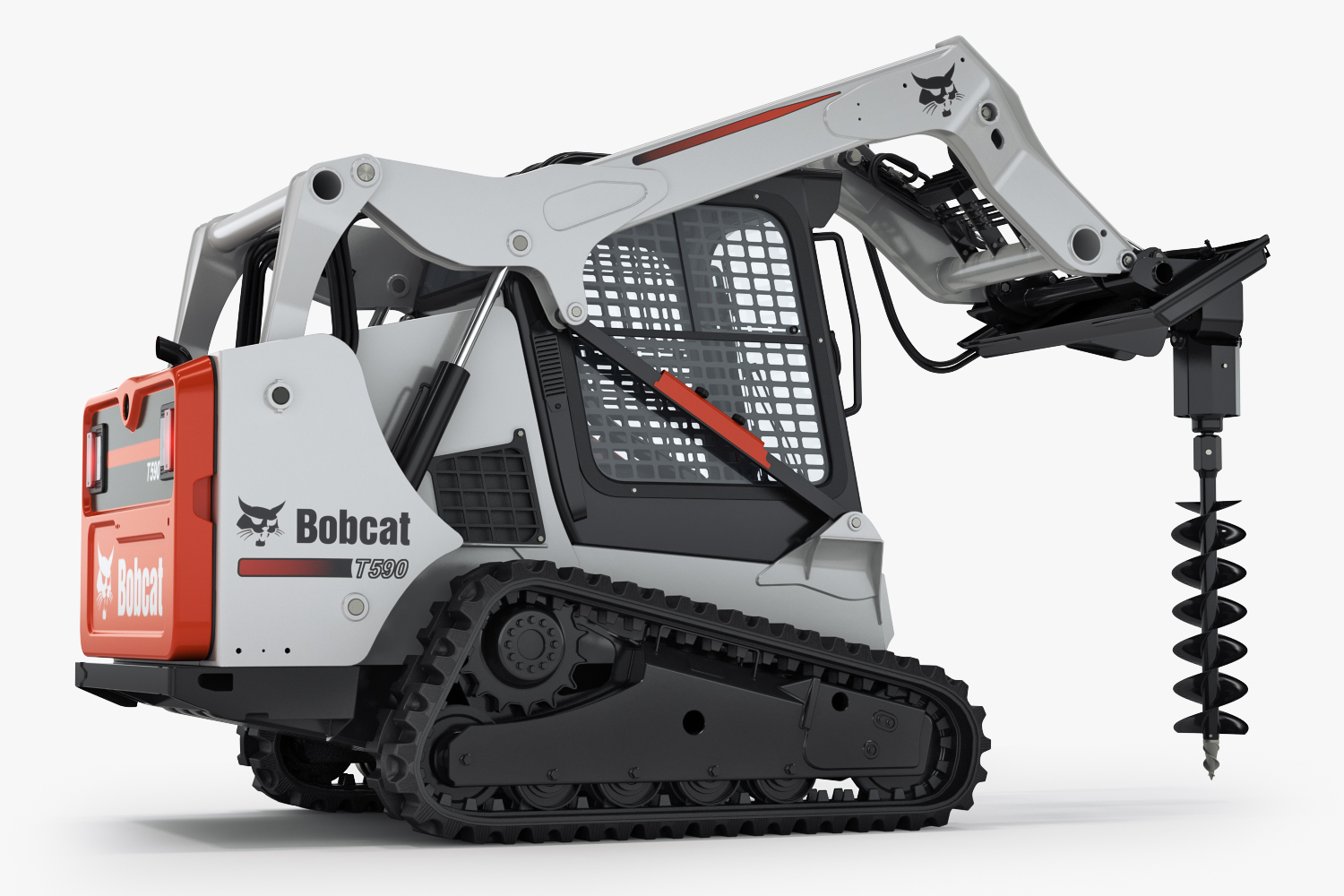 3d bobcat t590 compact track model