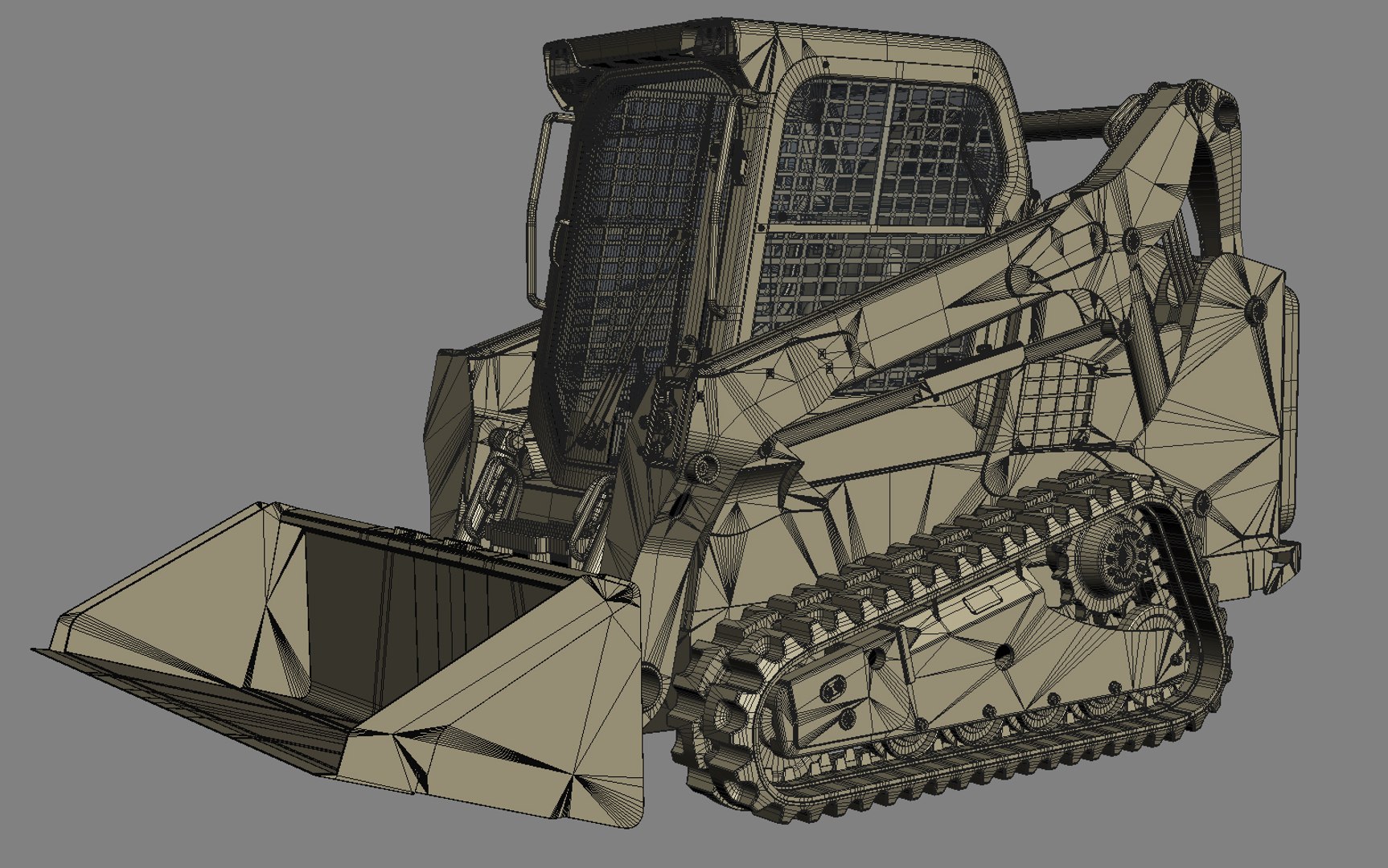 3d bobcat t590 compact track model