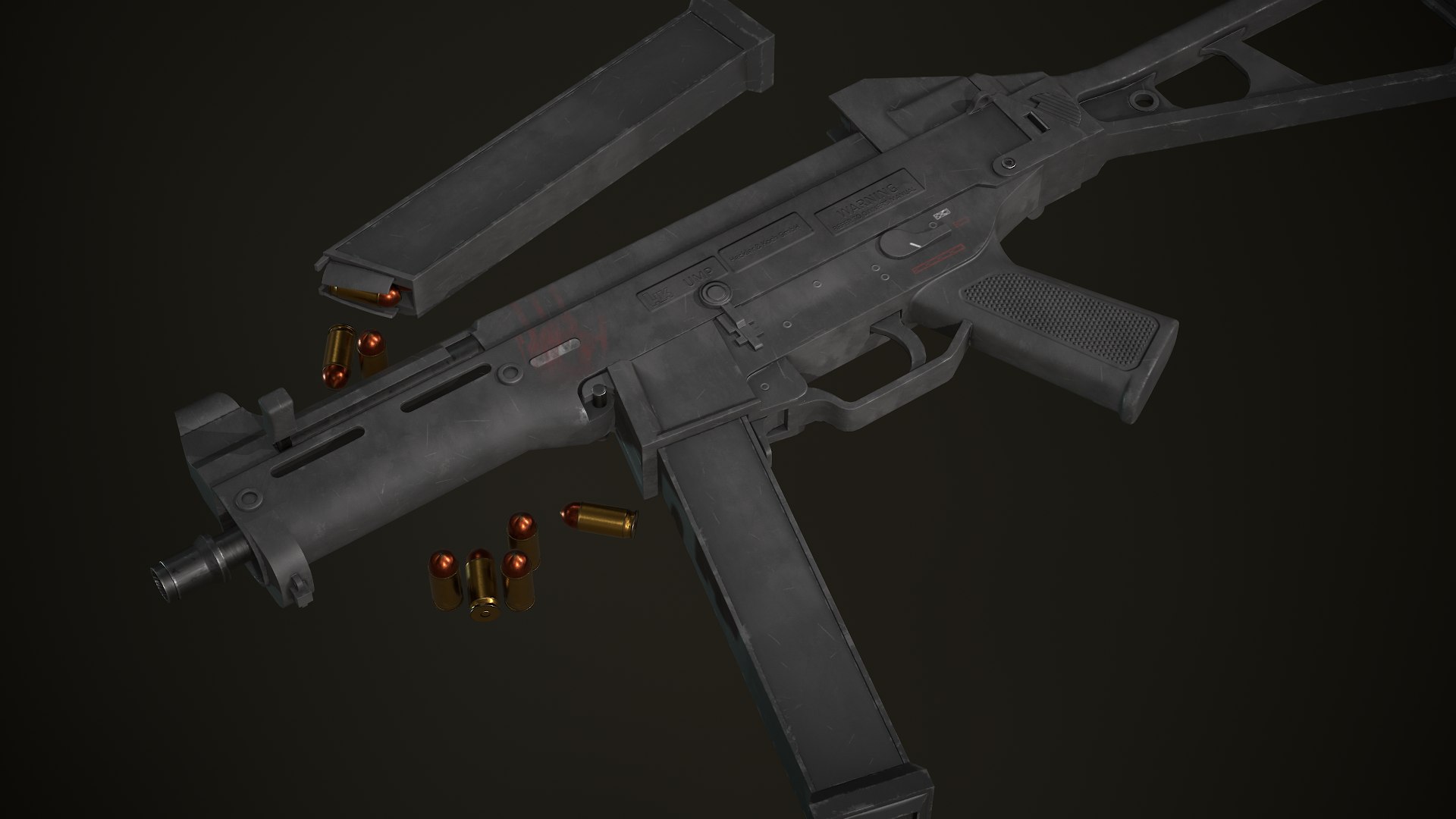 HK UMP-45 3D - TurboSquid 1967741