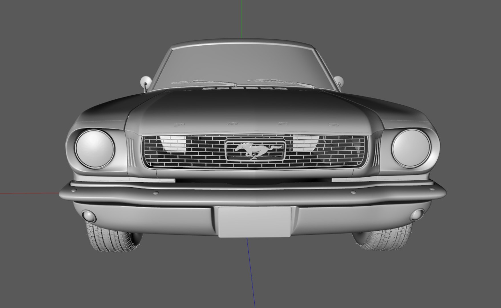 Mustang Car 3d C4d