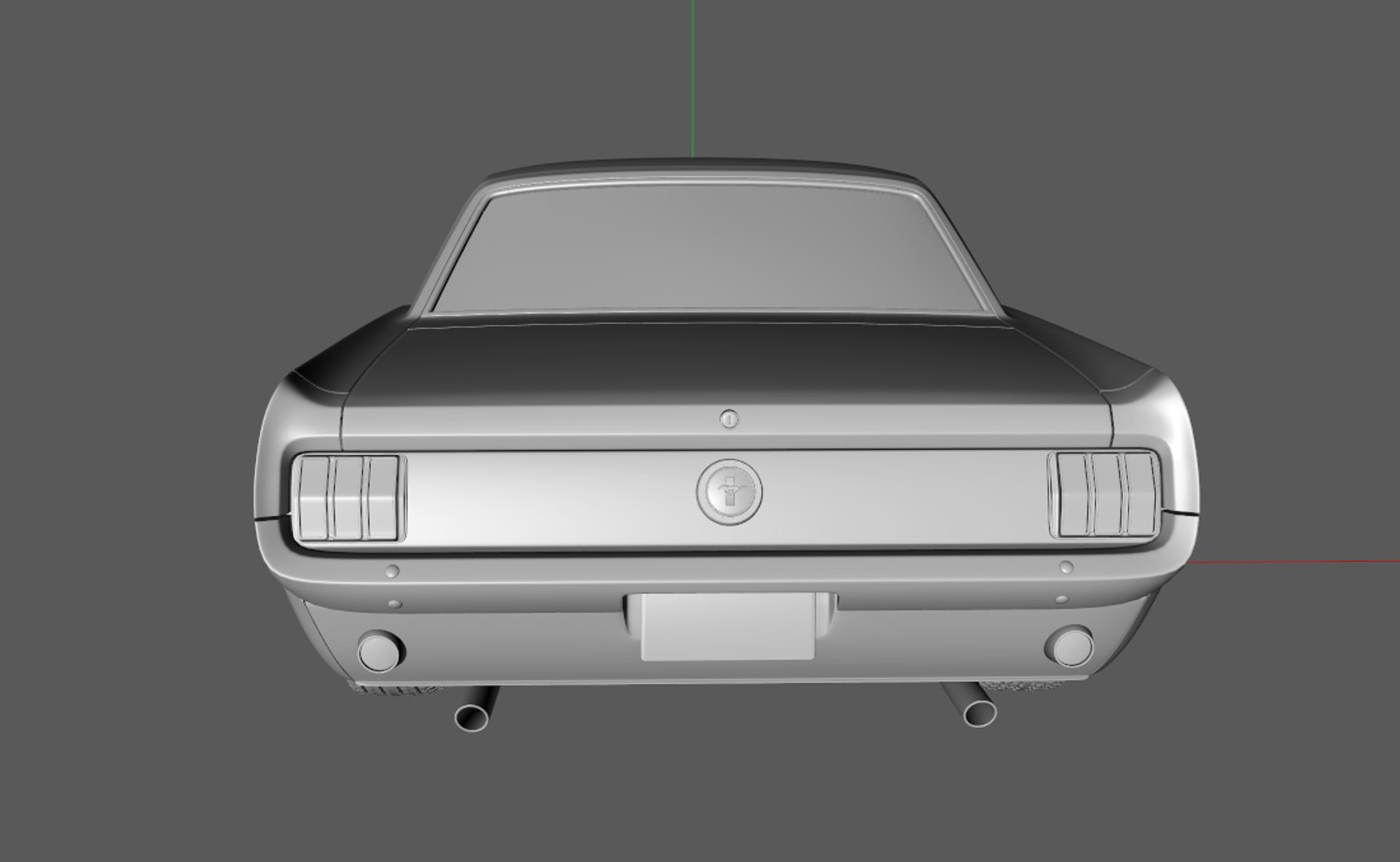 Mustang Car 3d C4d