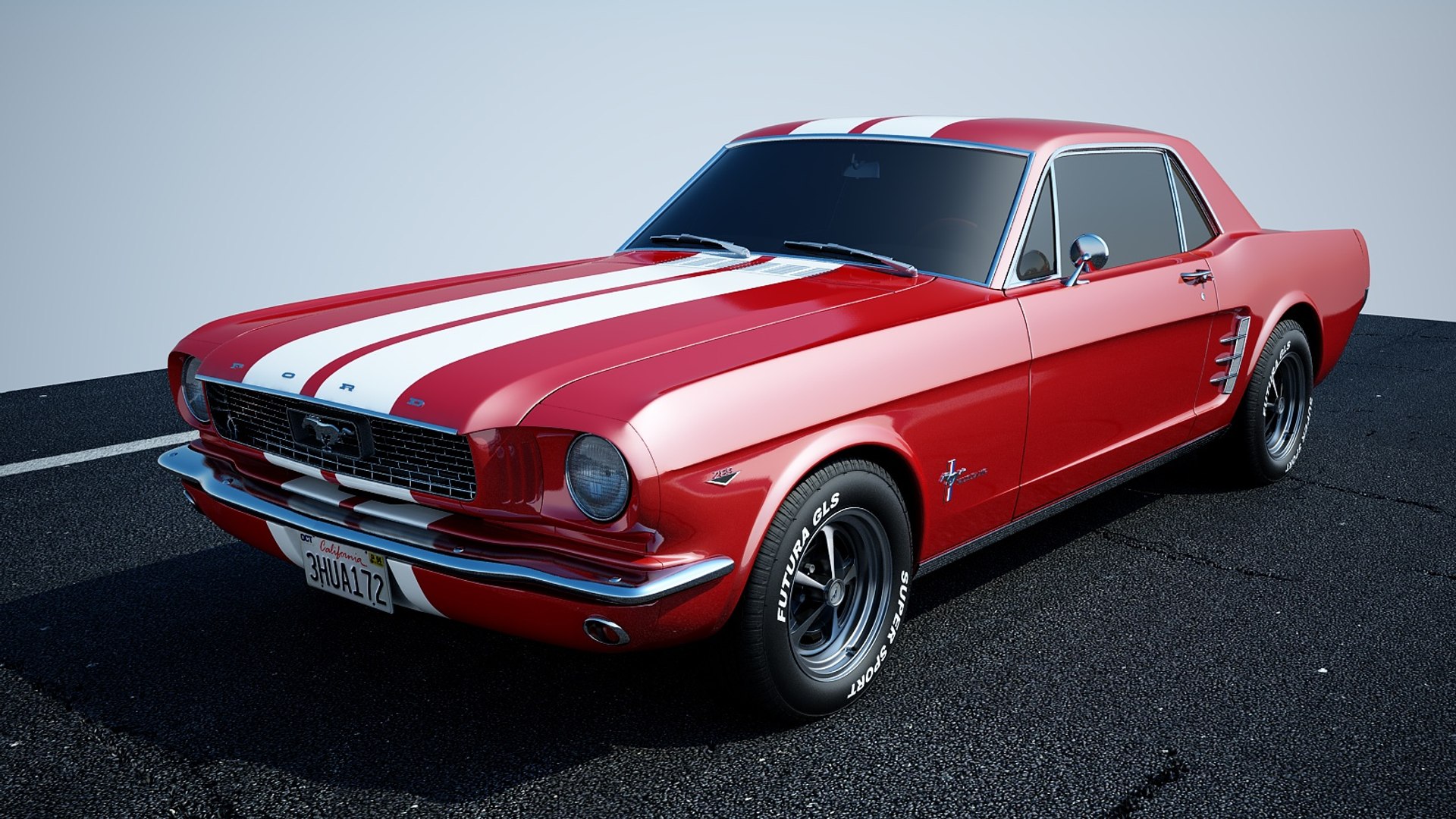Mustang Car 3d C4d