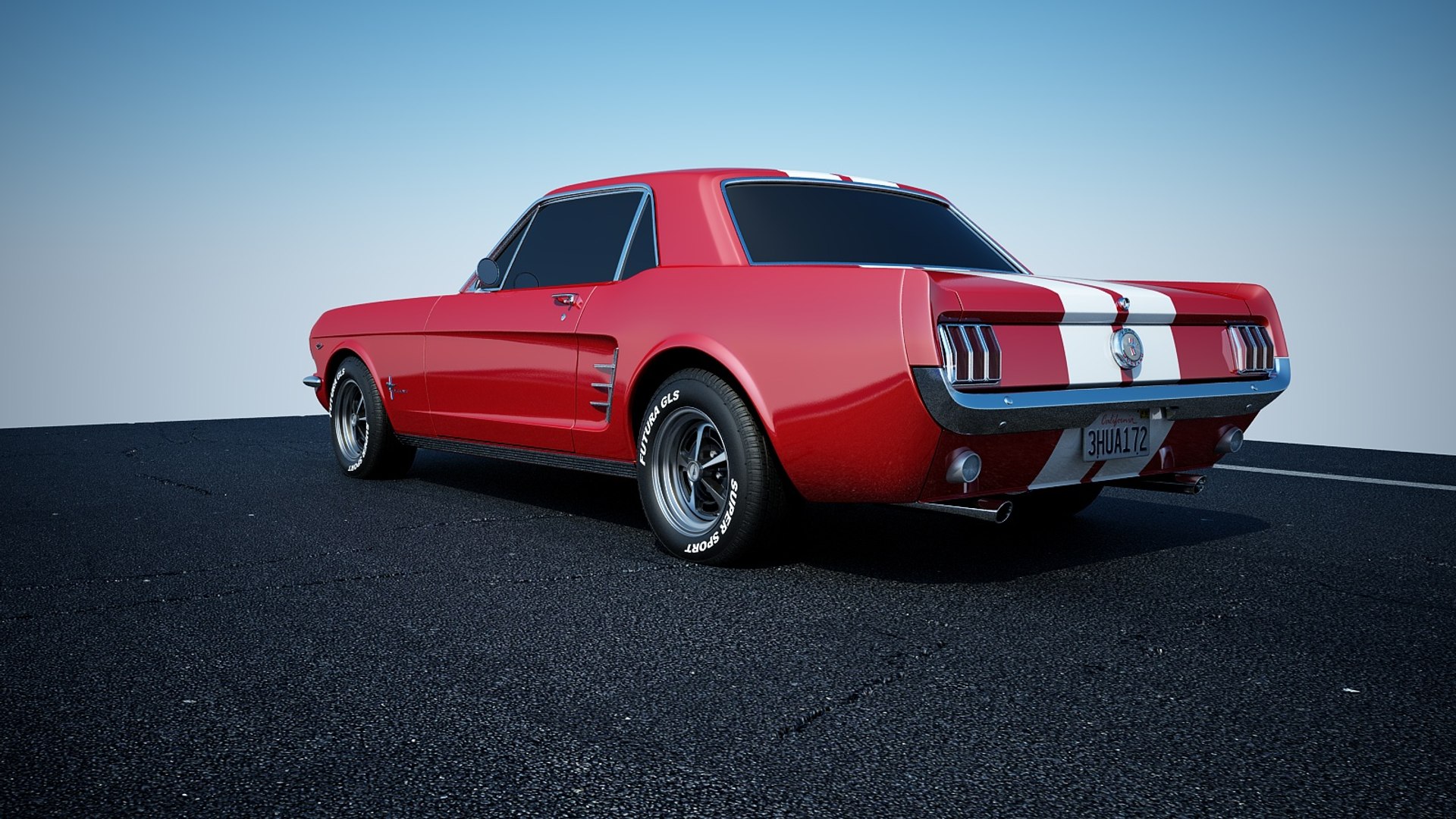 Mustang Car 3d C4d
