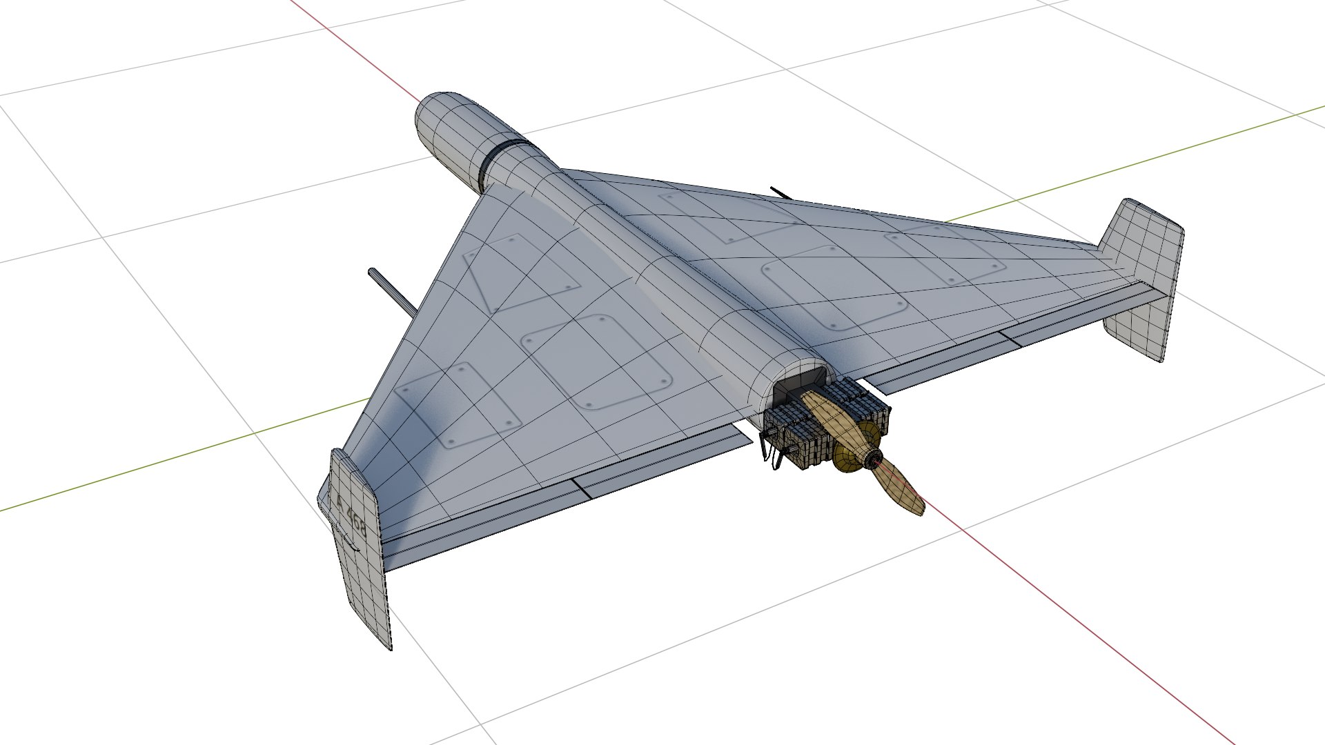 3D Shahed 136 Model - TurboSquid 2289293