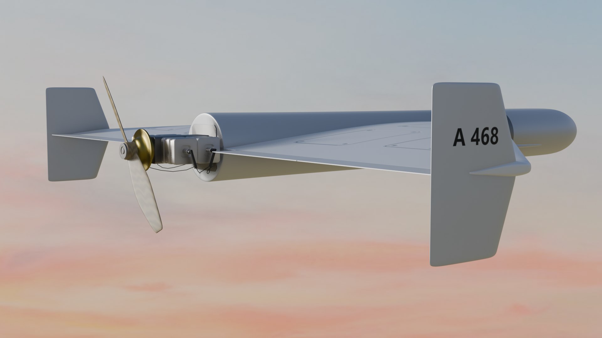 3D Shahed 136 Model - TurboSquid 2289293