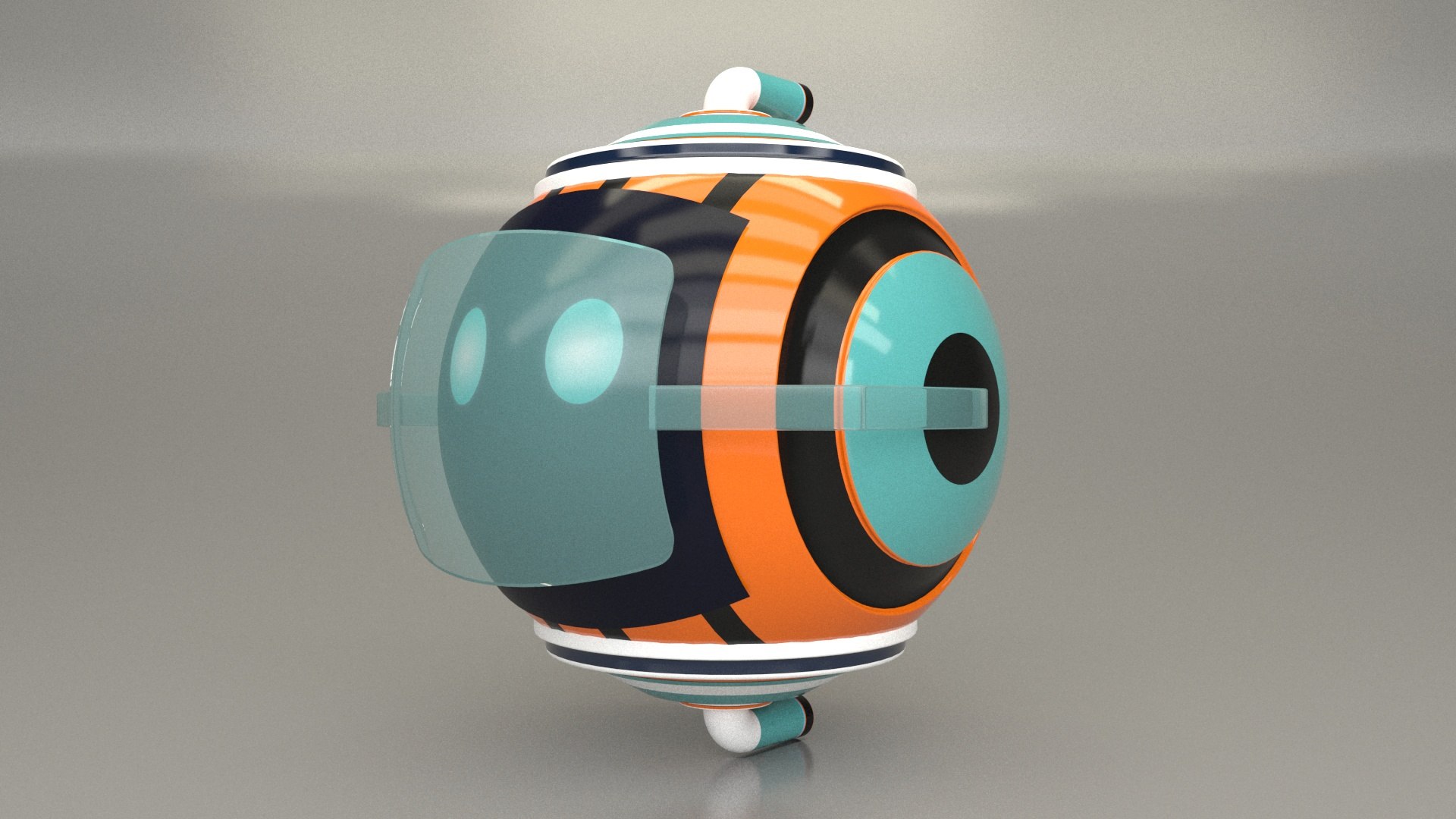 Screen Character Robot Head 3D - TurboSquid 1790022