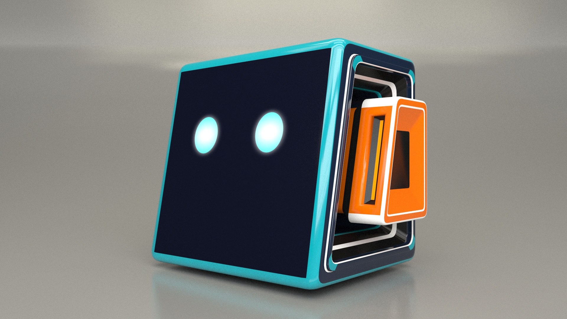 Screen Character Robot Head 3D - TurboSquid 1790022