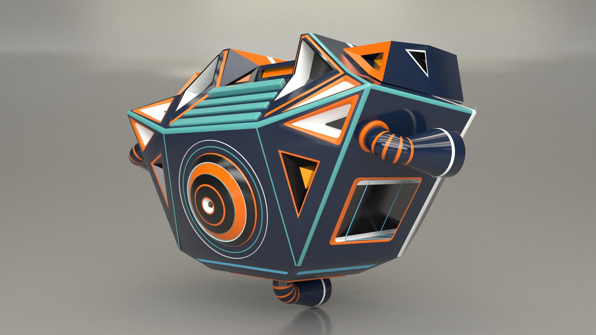 Screen Character Robot Head 3D - TurboSquid 1790022