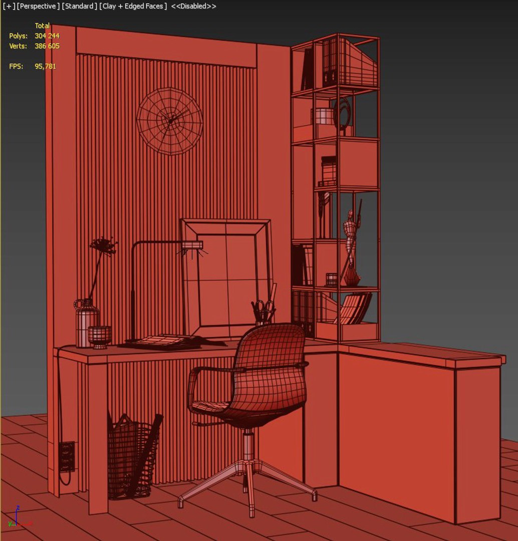 Work 3D Model - TurboSquid 1608868