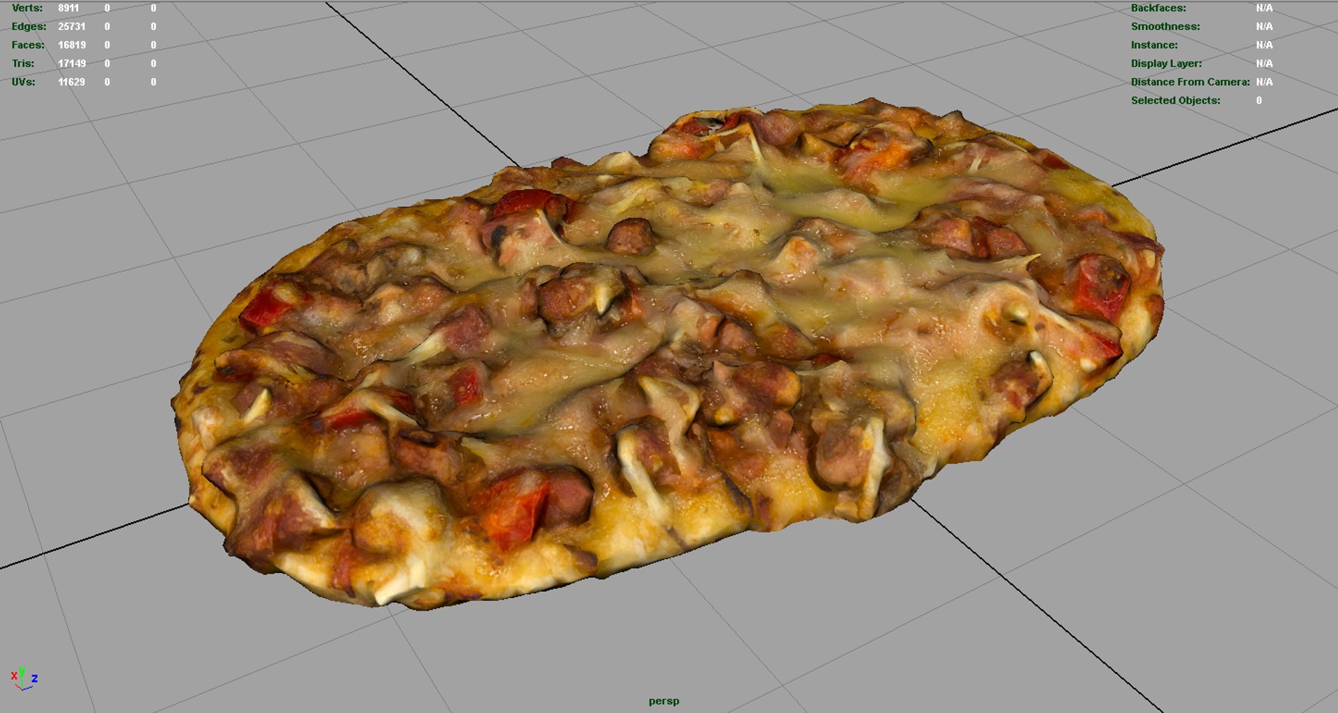 Pizza 3d Model
