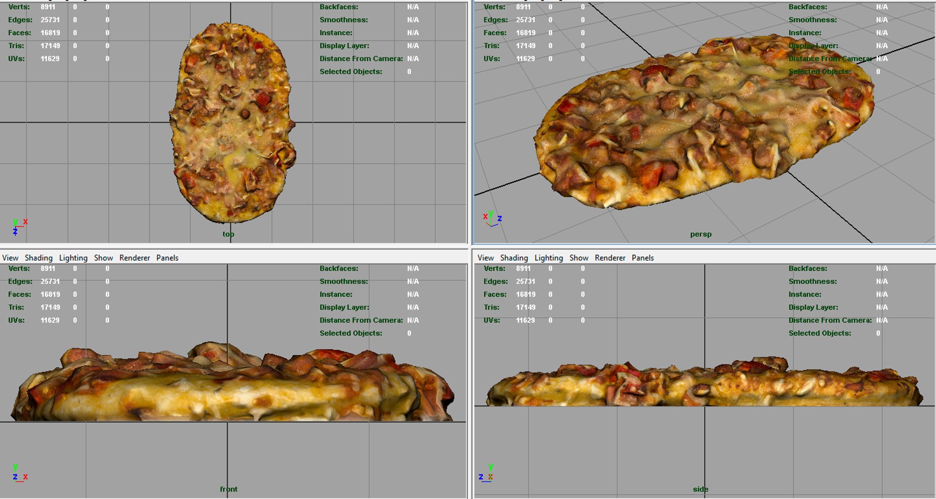 Pizza 3d Model
