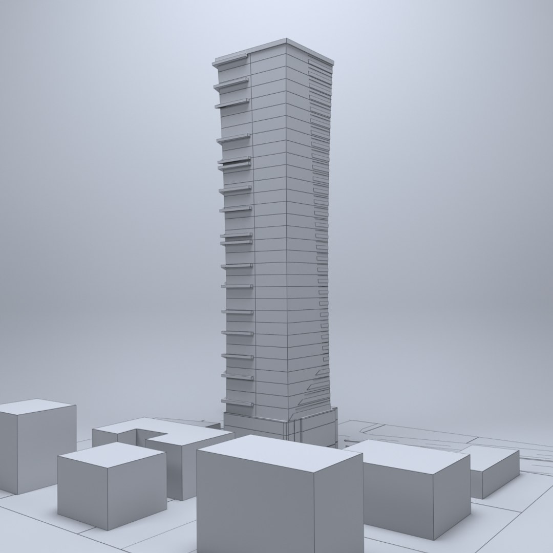 Rise Building 3D Model - TurboSquid 1547776
