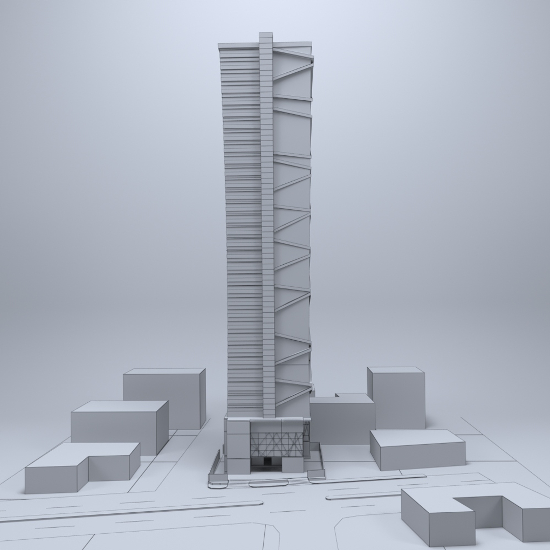 Rise Building 3D Model - TurboSquid 1547776