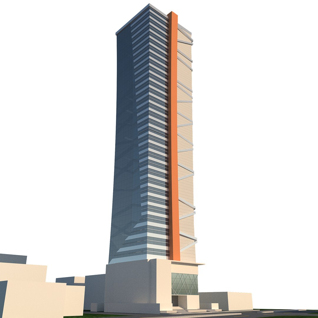Rise Building 3D Model - TurboSquid 1547776
