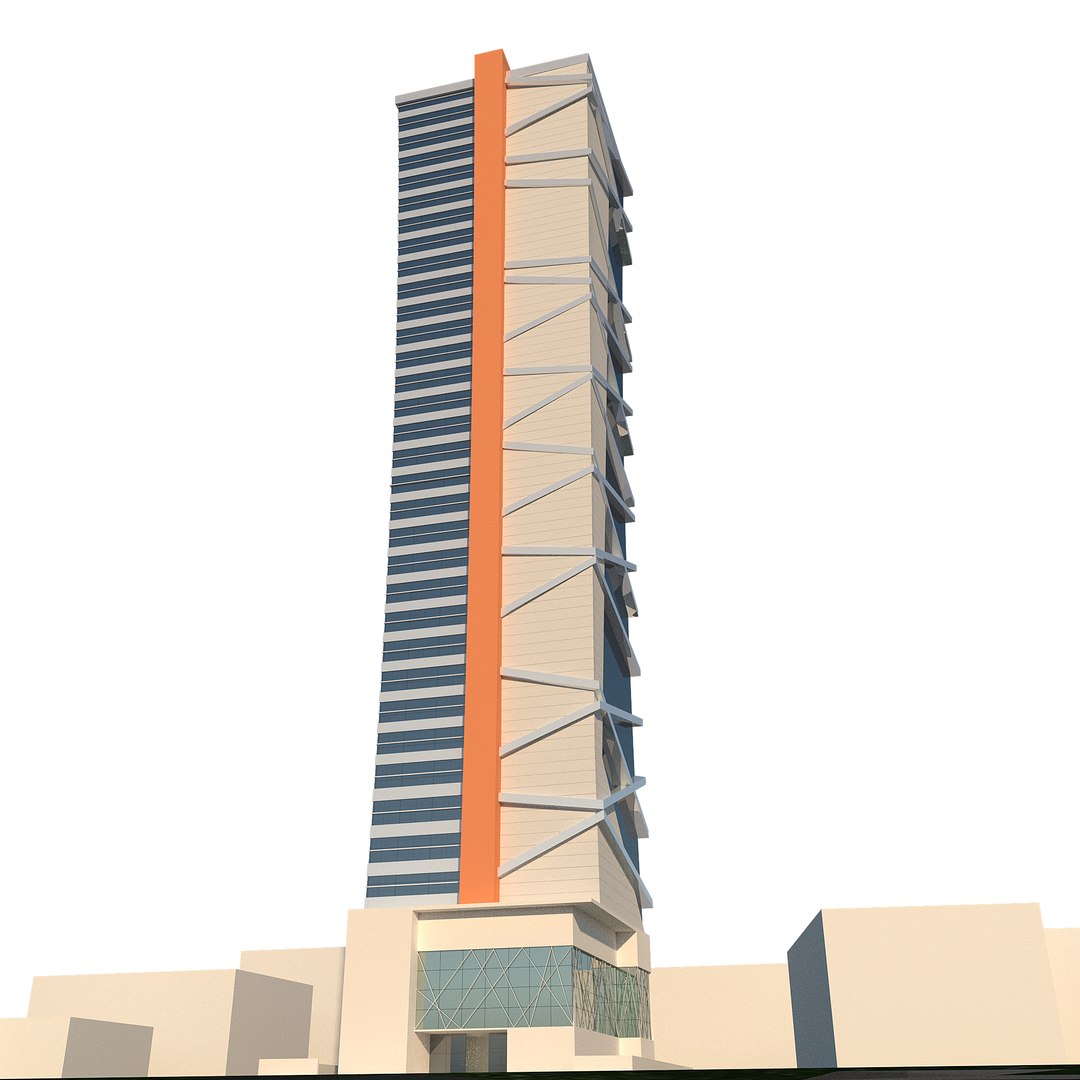 Rise Building 3D Model - TurboSquid 1547776