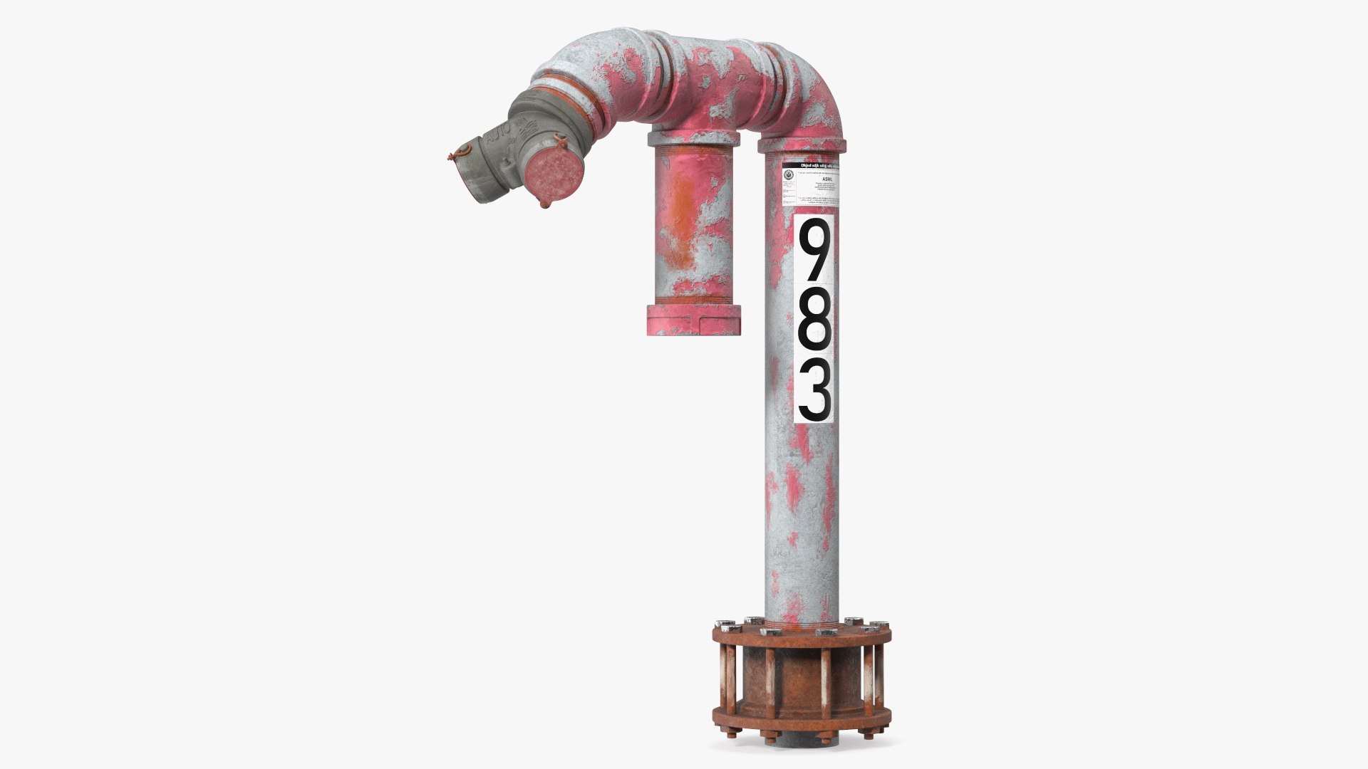 Old Double Pipe Fire Hydrant 3D - TurboSquid 2135141