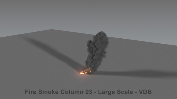 Smoke column 03 large 3D model - TurboSquid 1648881