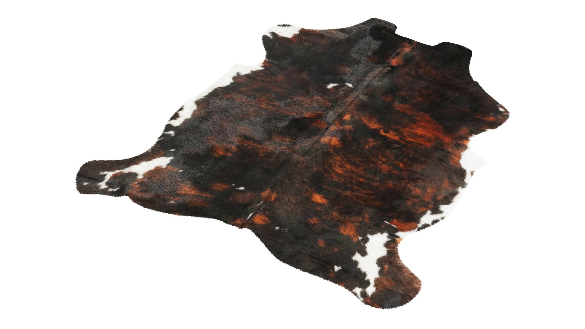 Tricolor Cowhide Rug B5893 3D Model - TurboSquid 2283225