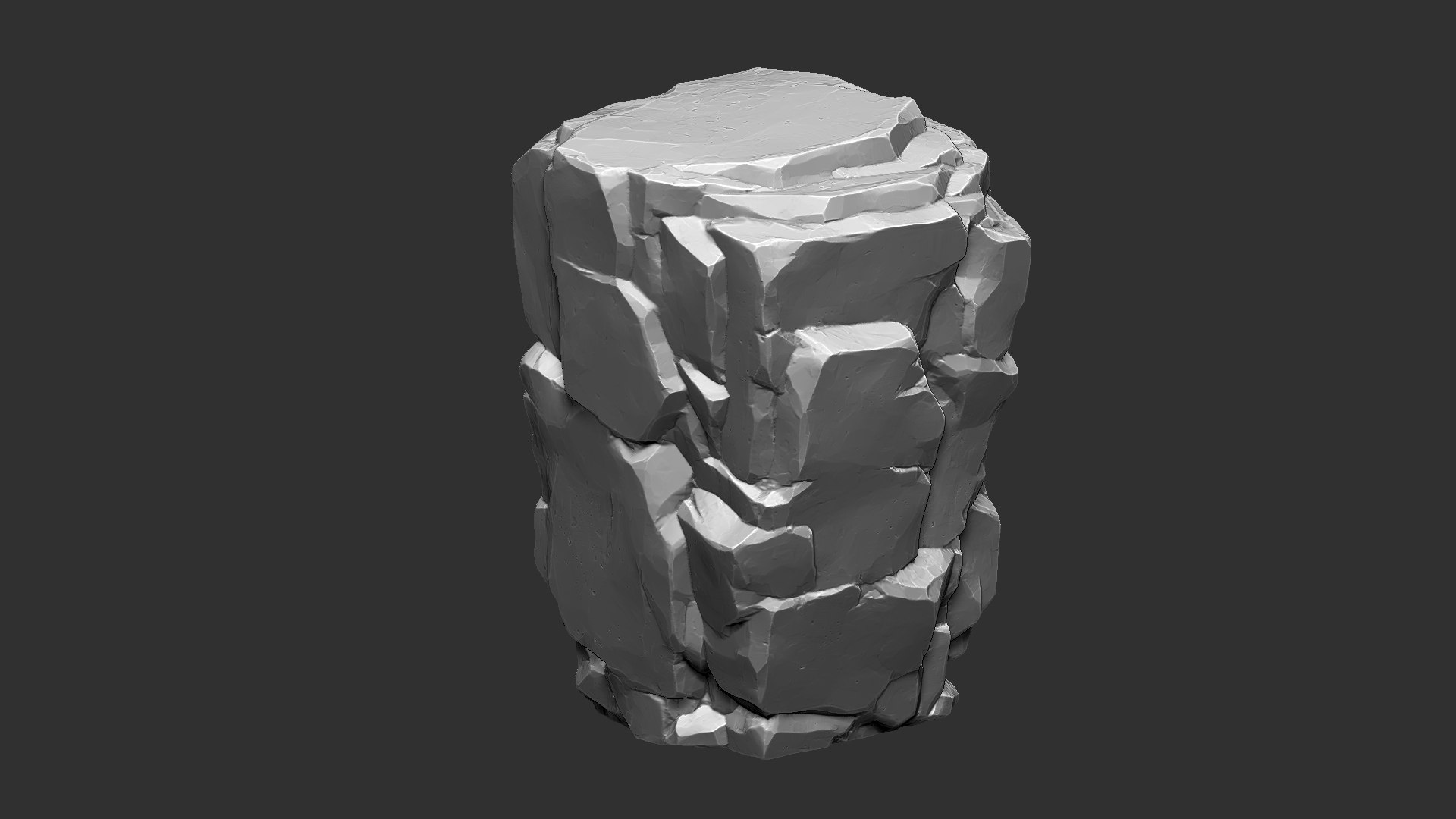 Mountain Rock Zbrush Sculpt 3D Model - TurboSquid 2061251