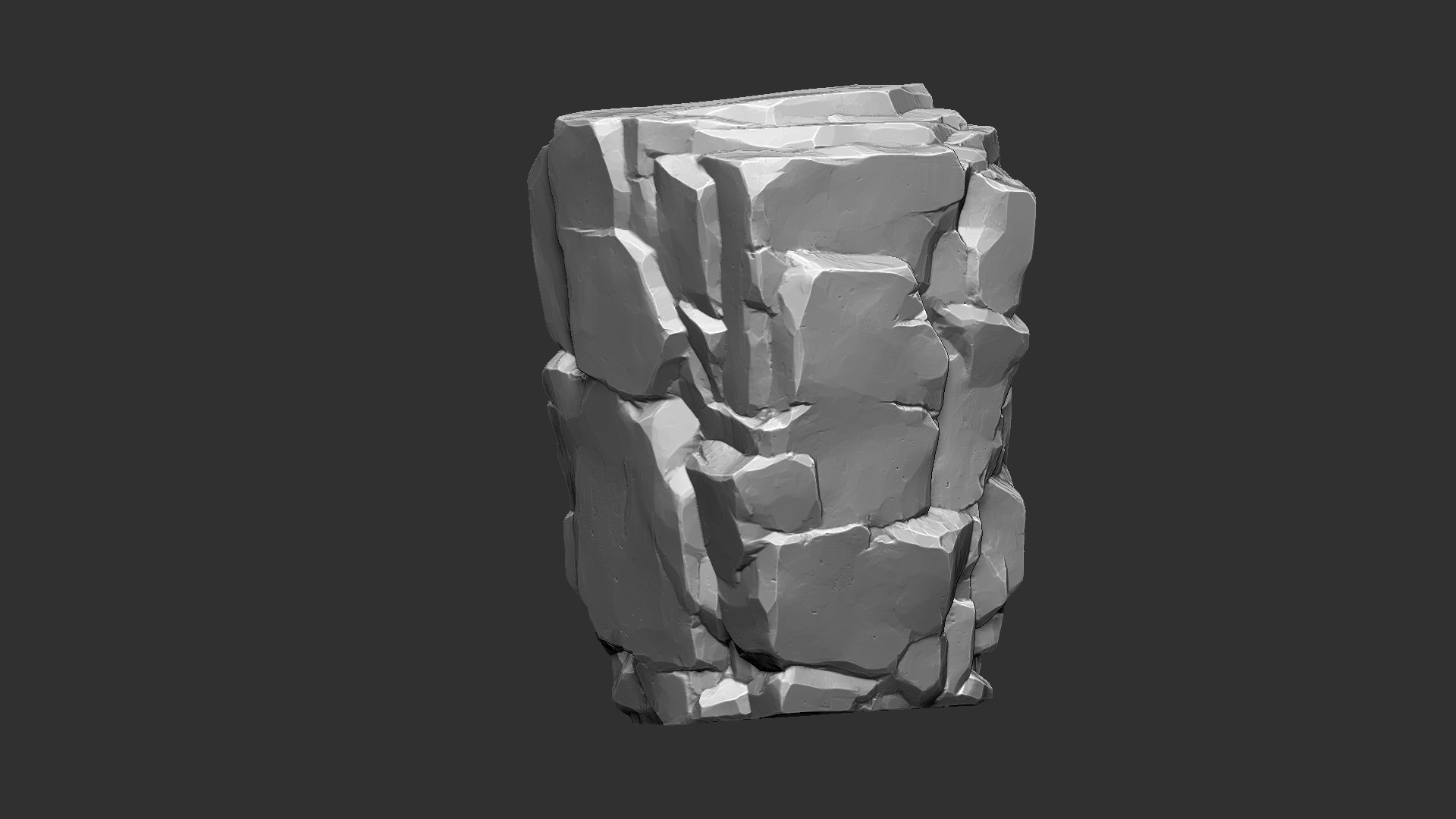 3D Mountain rock Zbrush sculpt 3D model - TurboSquid 2061251