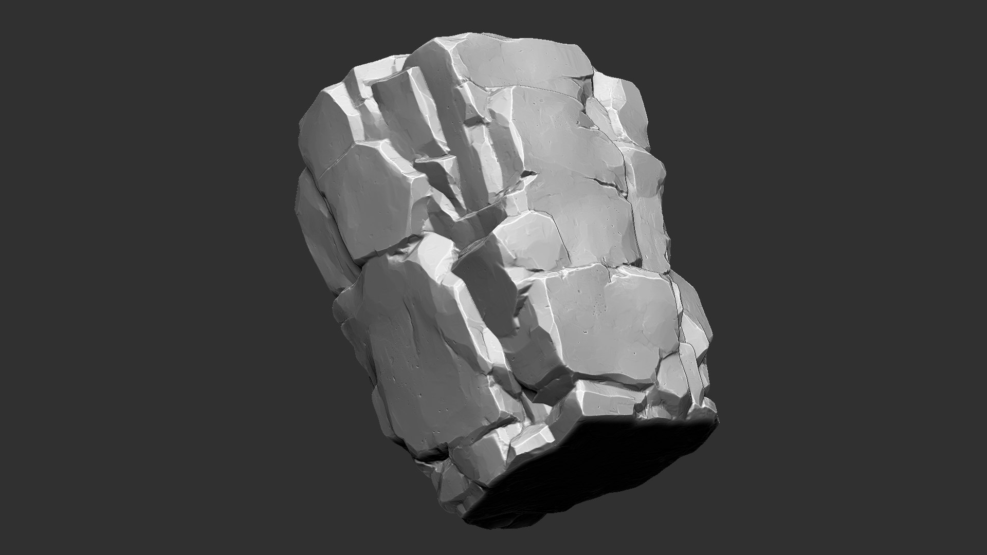 Mountain Rock Zbrush Sculpt 3D Model - TurboSquid 2061251