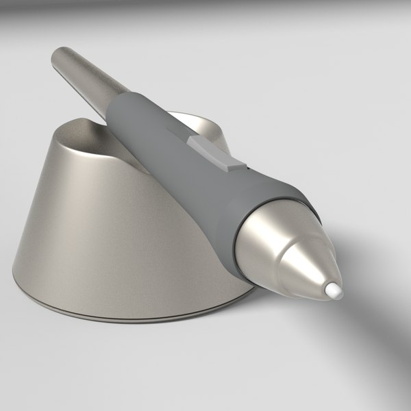 intuos wacom pen 3d model