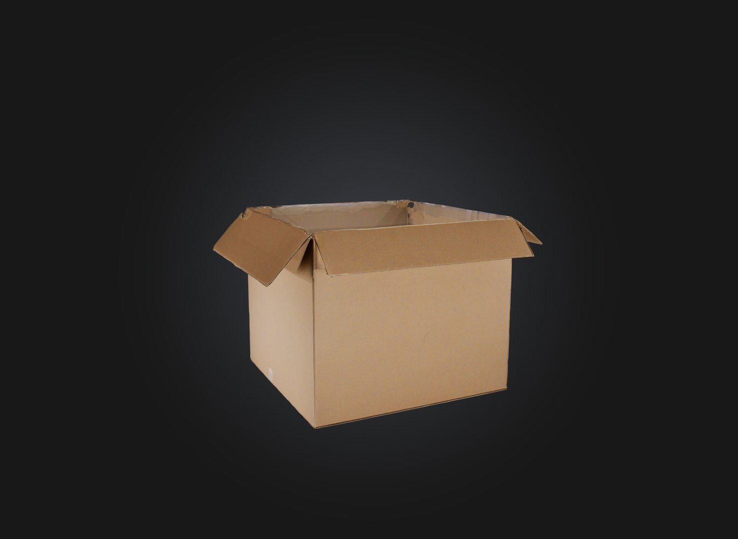 3D Empty Box - TurboSquid 2288349