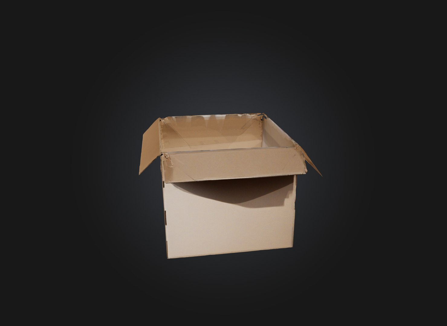 3D Empty Box - TurboSquid 2288349