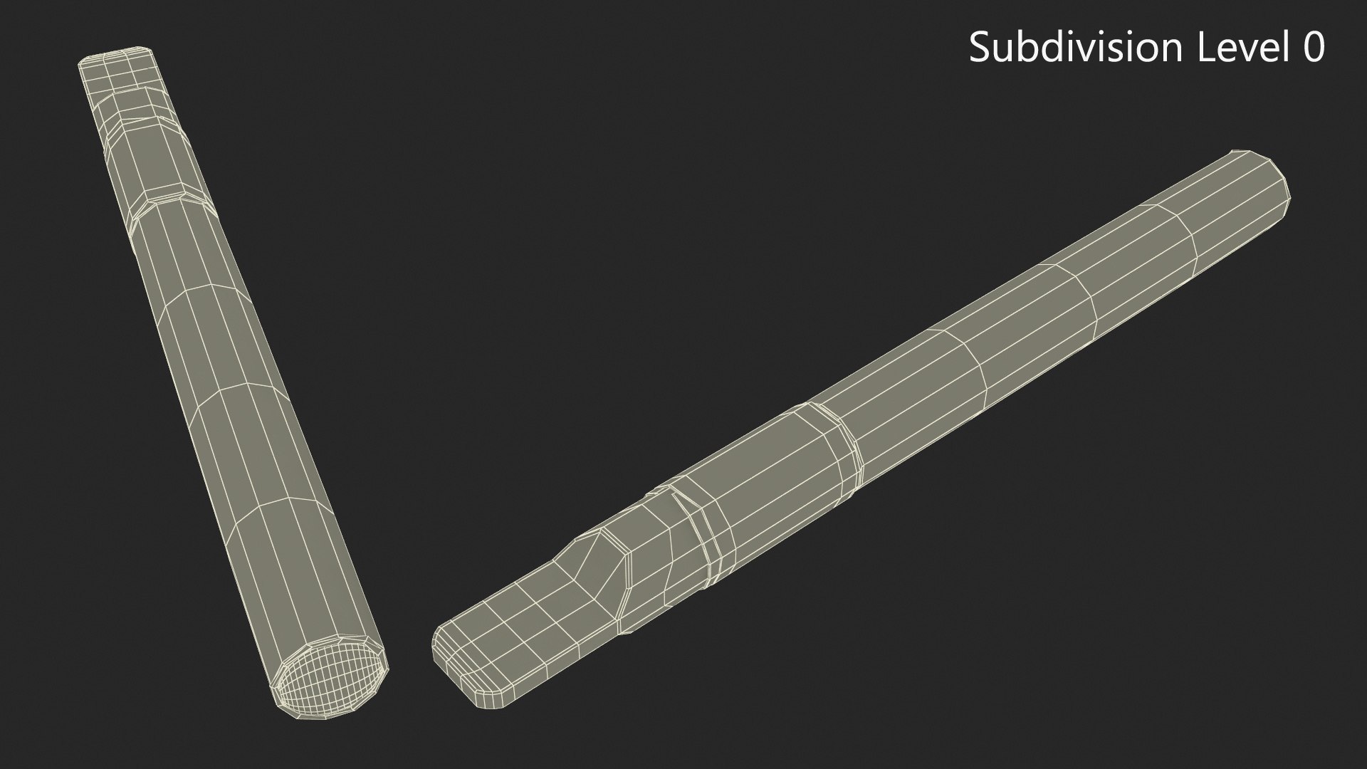 3D Cigar With Wooden Tip - TurboSquid 2235496