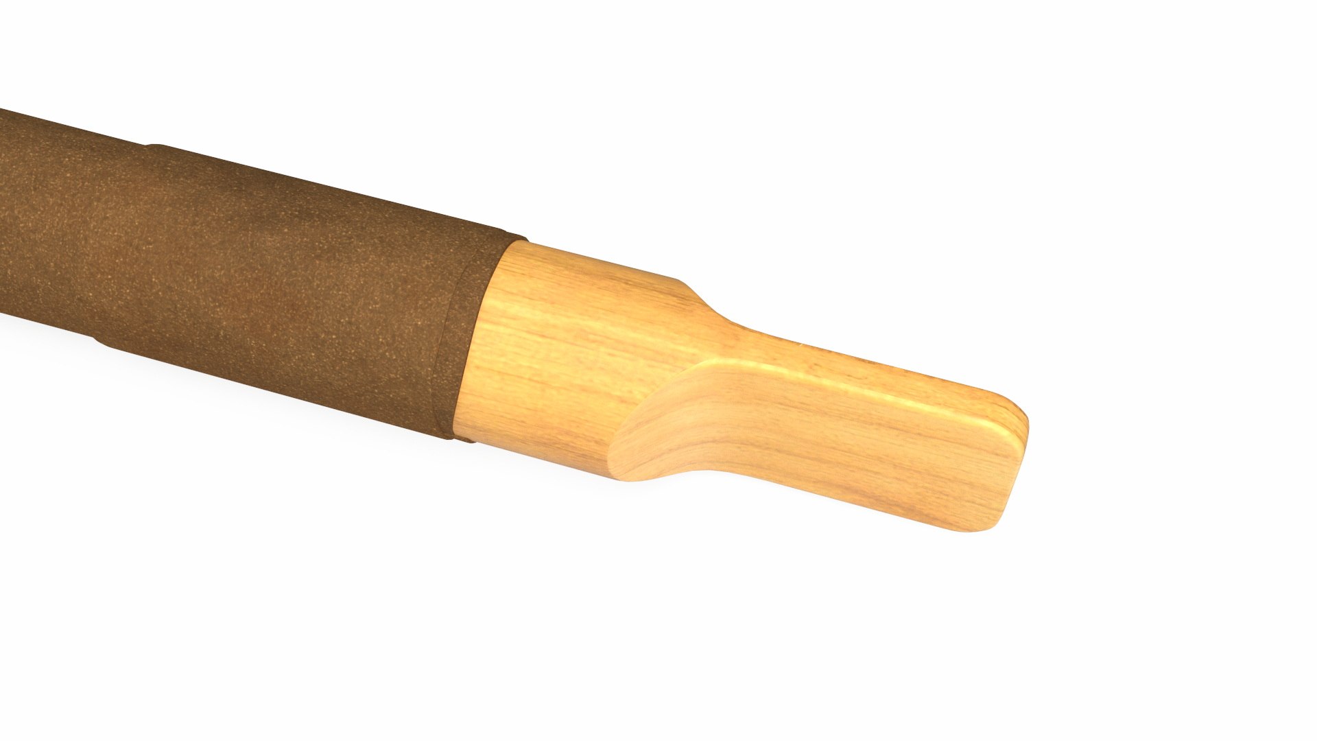 3D Cigar With Wooden Tip - TurboSquid 2235496
