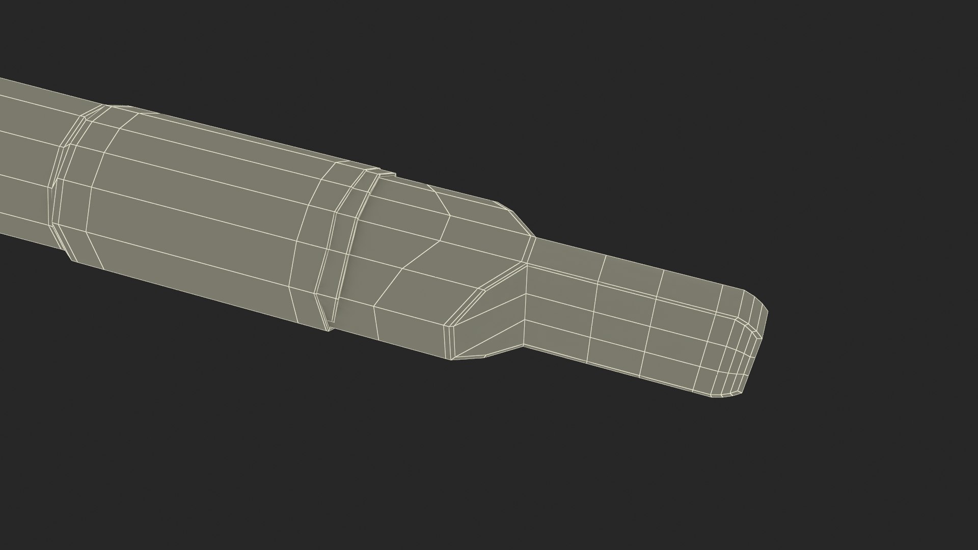 3D Cigar With Wooden Tip - TurboSquid 2235496
