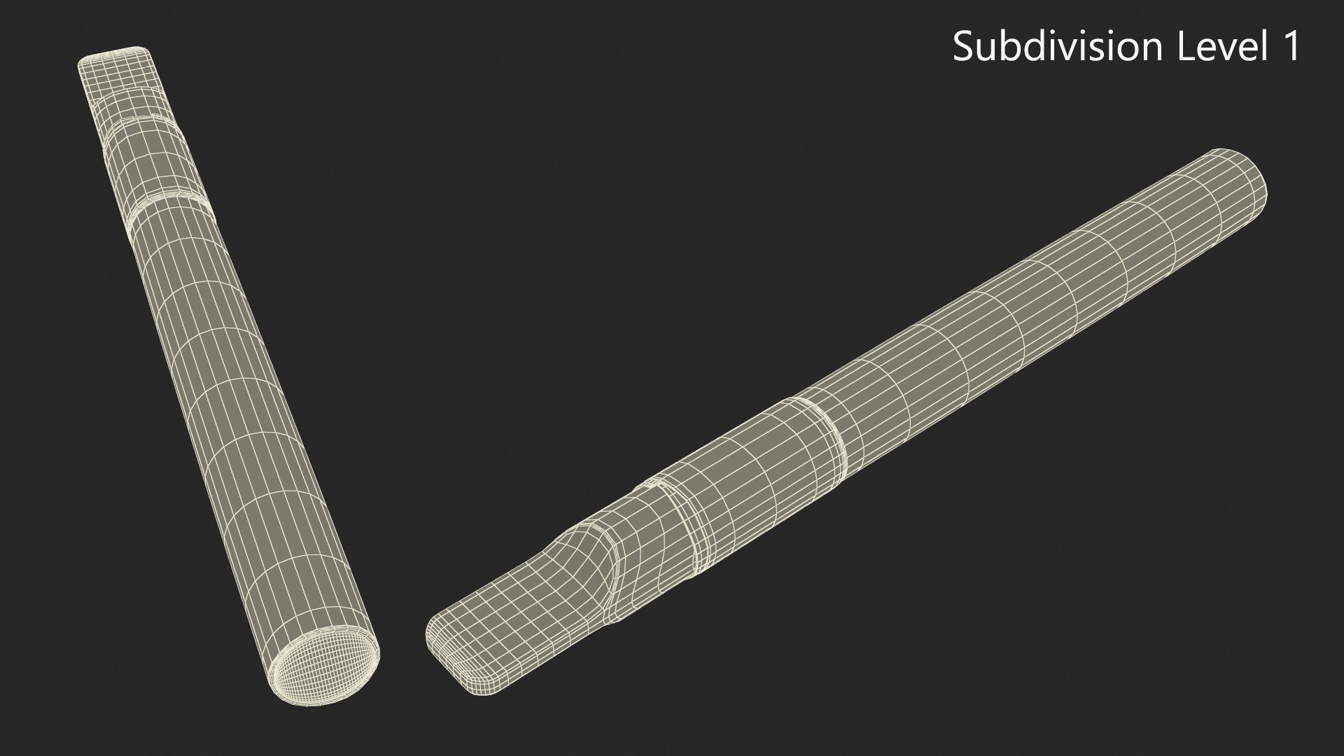 3D Cigar With Wooden Tip - TurboSquid 2235496