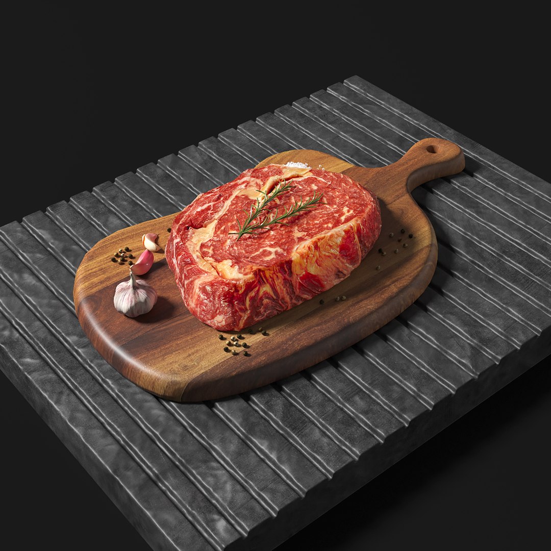 Meat Steak Food 3D Model - TurboSquid 1371231