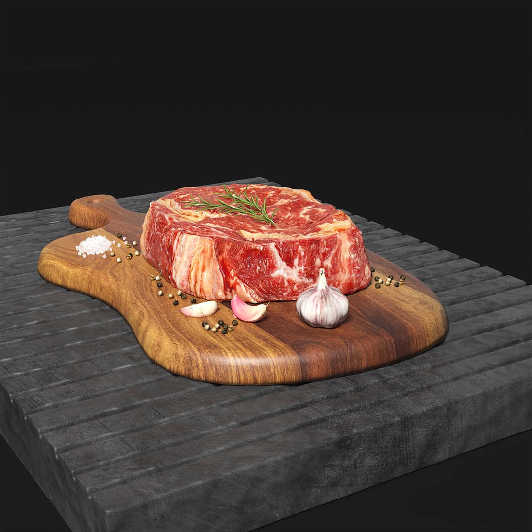 Meat Steak Food 3D Model - TurboSquid 1371231