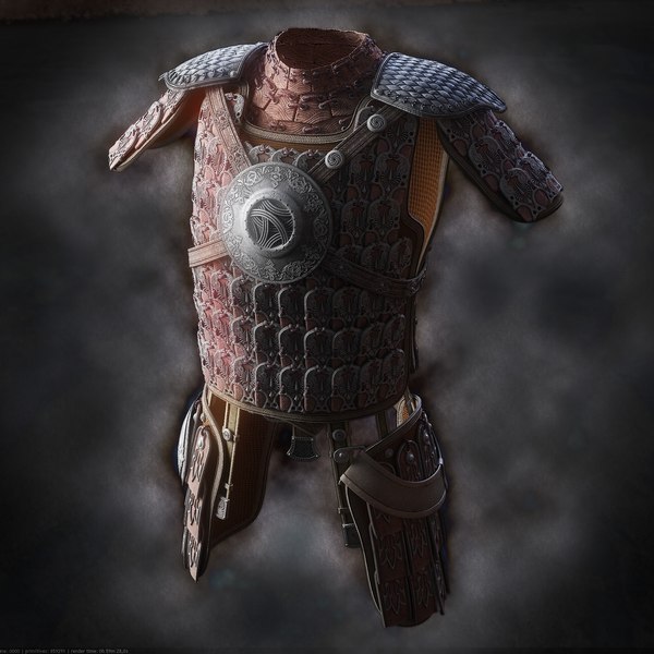 3d armor model