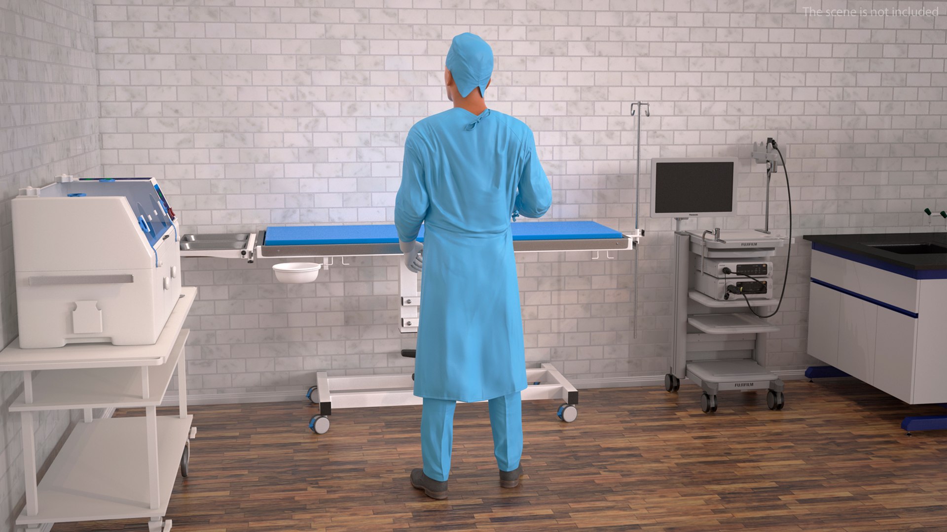 3D Surgeon Doctor Rigged For Cinema 4D Model - TurboSquid 2228444