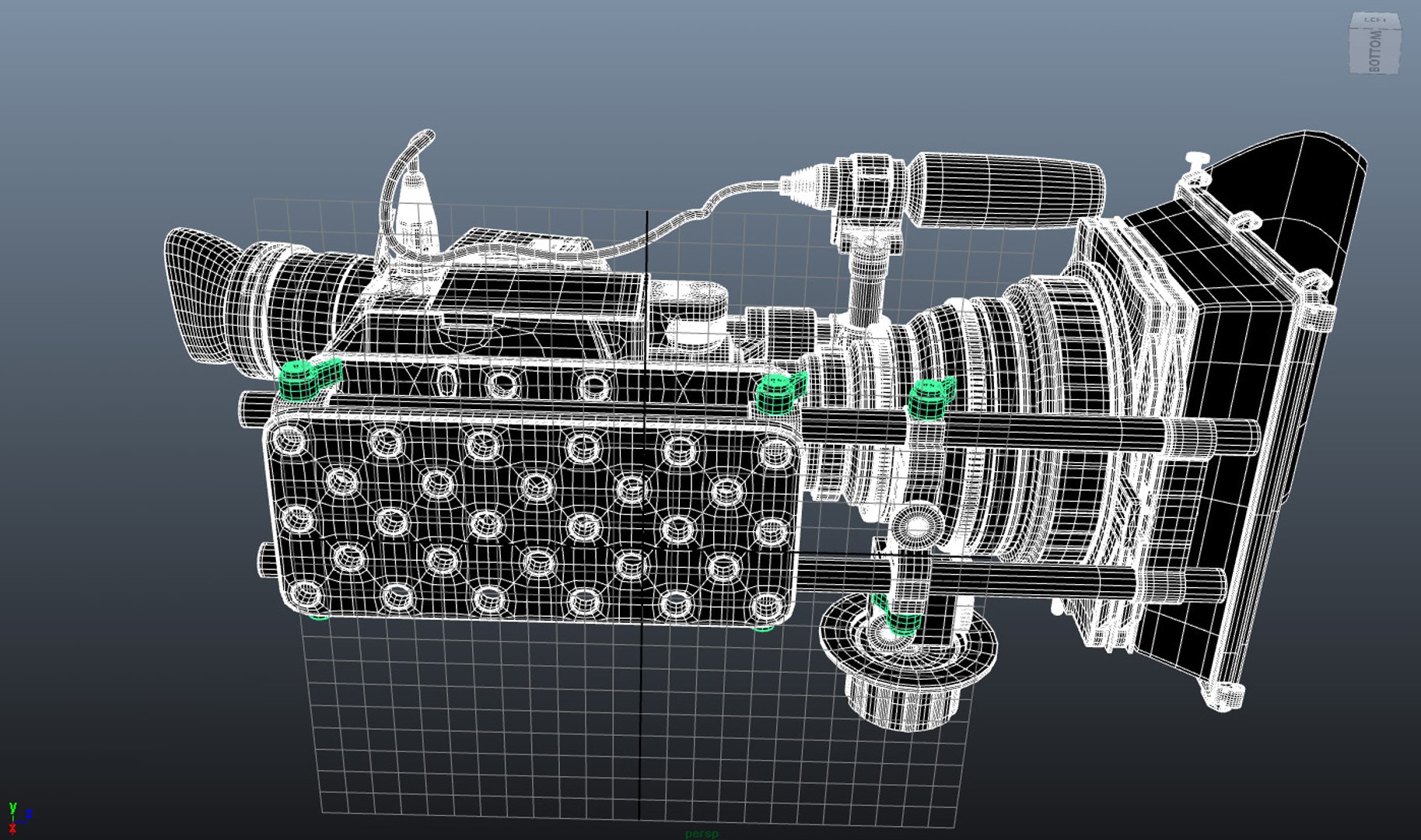 3d Model Of Sony Nex Fs100