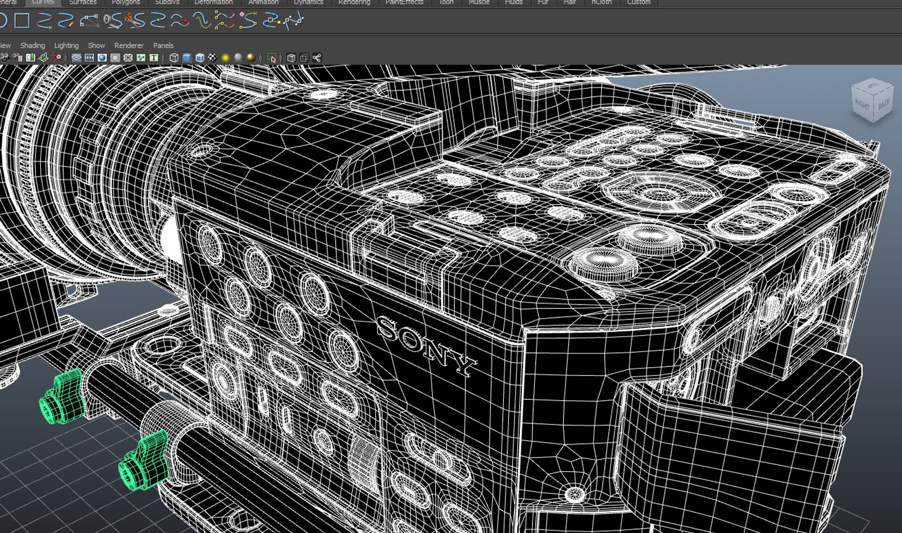3d Model Of Sony Nex Fs100