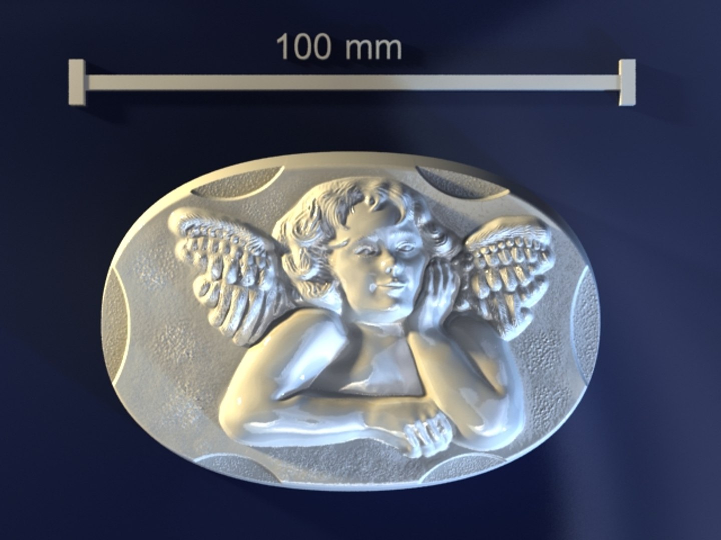 3d Model Of Angel Mold Hand