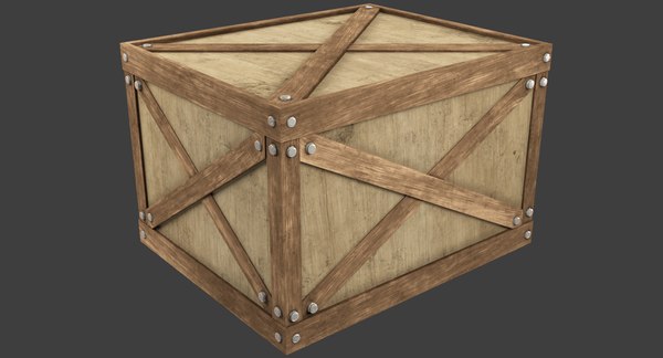 Wooden box barrels 3D model - TurboSquid 1309082