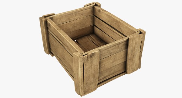 Wooden box barrels 3D model - TurboSquid 1309082