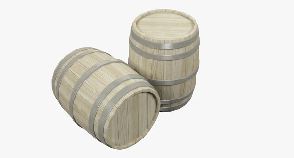 Wooden box barrels 3D model - TurboSquid 1309082