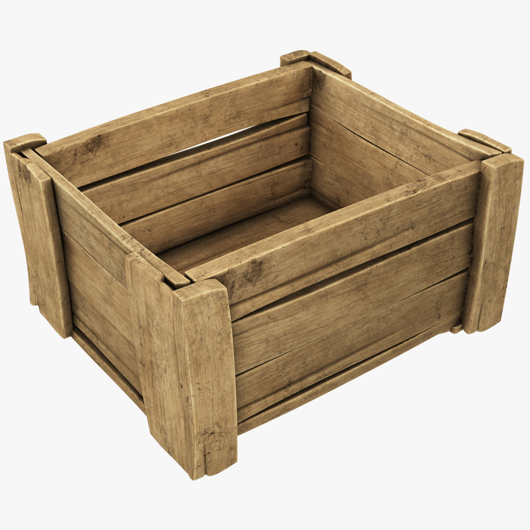 Wooden box barrels 3D model - TurboSquid 1309082