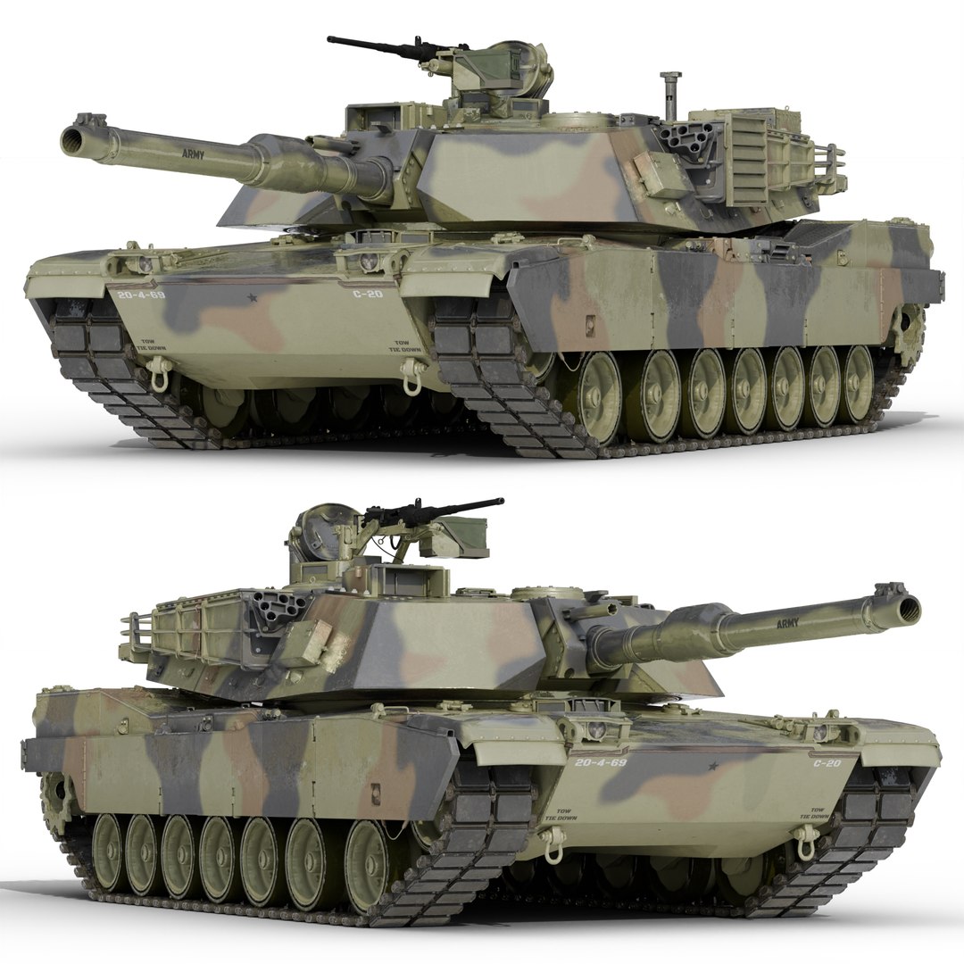 M1 Abrams Tank - TurboSquid 2332397
