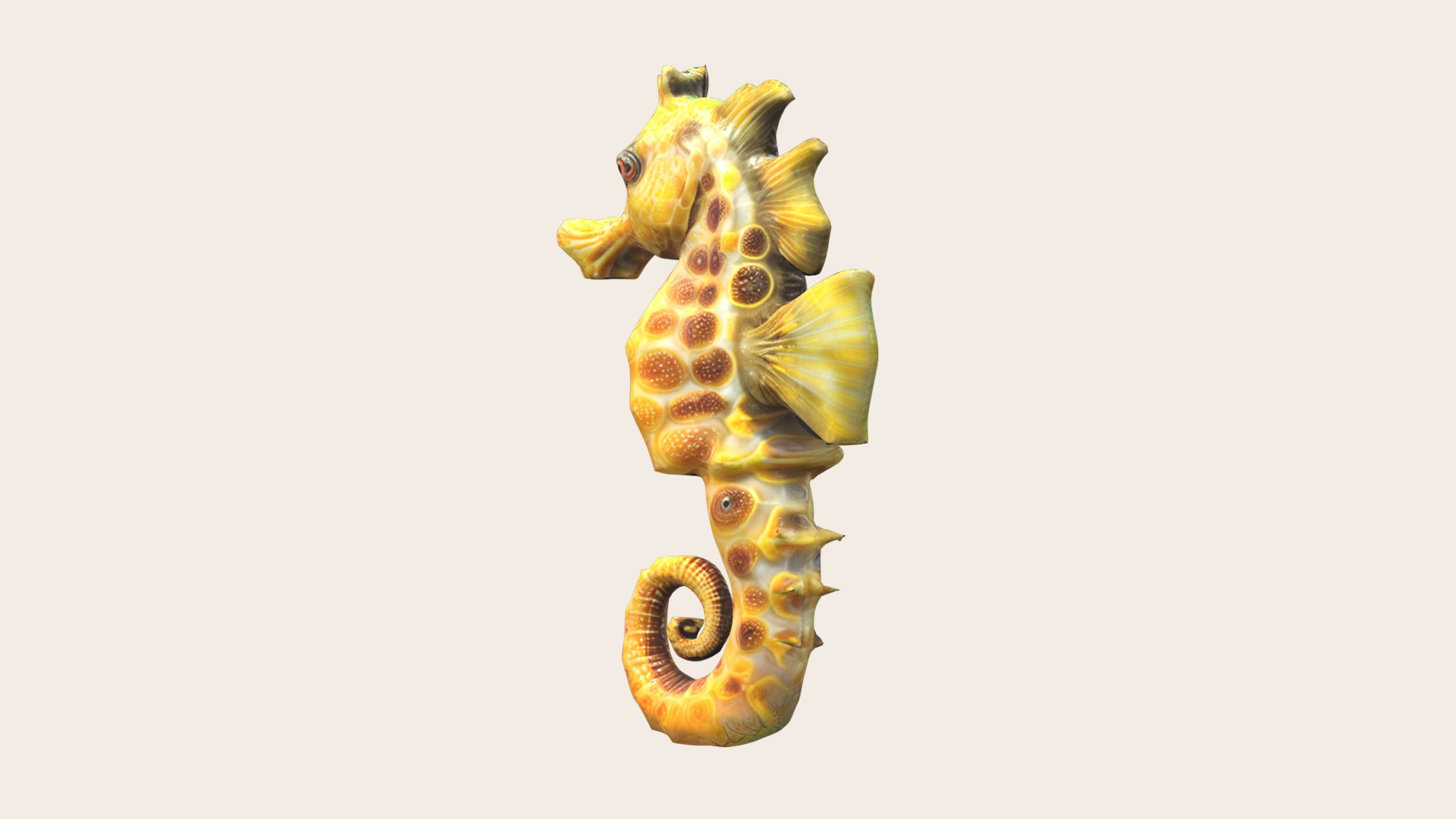 Realistic Sea Horse 3D - TurboSquid 2194663
