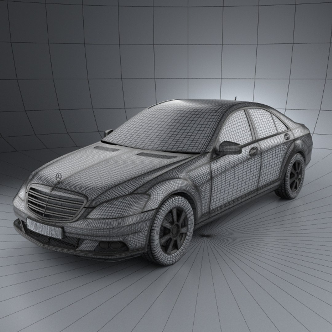 3d mercedes-benz s-class